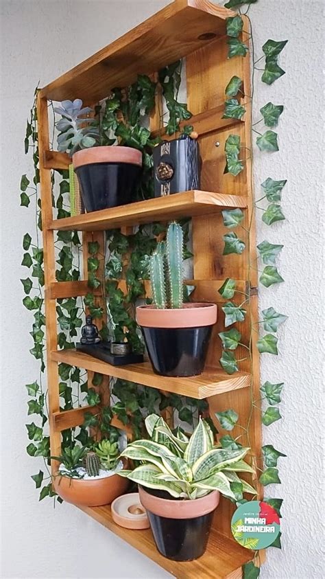 Prateleira Floreira Jardim Vertical Painel De Plantas Elo