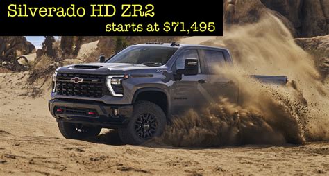 News Chevy Silverado Hd Zr Starts At And The Sierra Hd