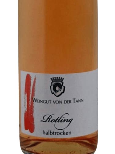 Weingut Von Der Tann Rotling Halbtrocken Vivino Us