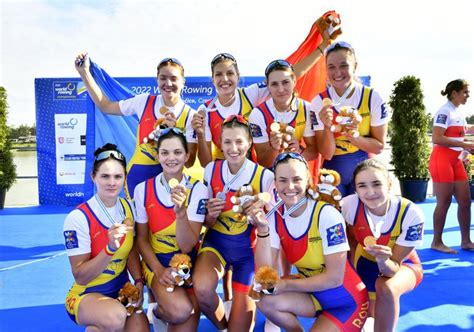 4 medalii de aur pentru România la Mondialele de canotaj din Cehia msnews