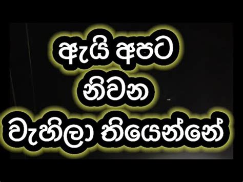 මනන අපට නවන වහල තයන හතව YouTube