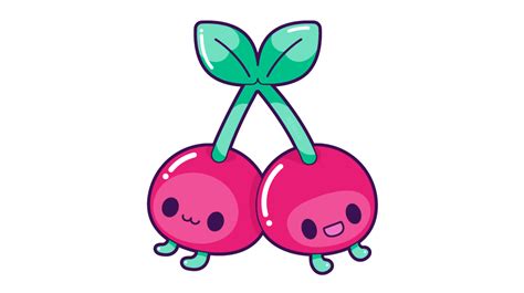 C Mo Dibujar Unas Cerezas Kawaii Paso Paso