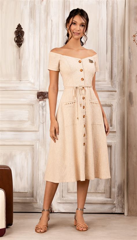 Vestido Midi Atacama Cru 710