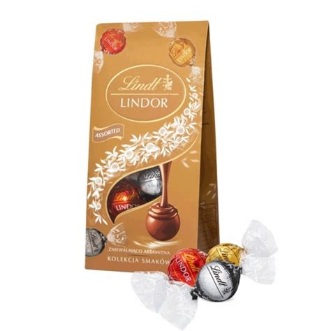 Lindt Lindor Praliny Z Czekolady Mlecznej Bia Ej I Gorzkiej G