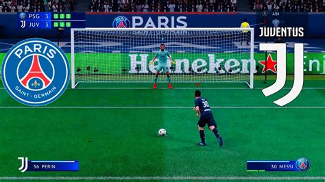 UEFA Champions League PSG Vs JUVENTUS Penalty Shootout FIFA 22 YouTube