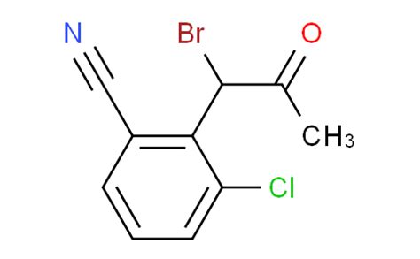 1806326 70 4 2 1 Bromo 2 Oxopropyl 3 Chlorobenzonitrile Capot