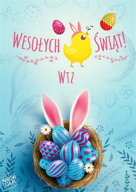 Wesołych Świąt Wielkanocnych Wtz Darmowe kartki