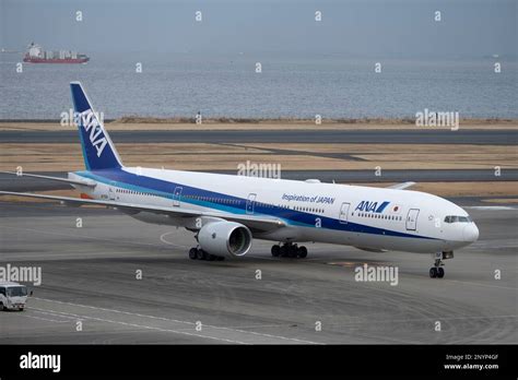 Tokio Jap N Nd De Marzo De Un Avi N Ana Boeing Ja A