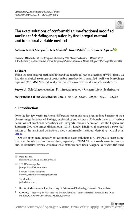 the exact solutions of conformable time fractional modified nonlinear schrödinger equation by