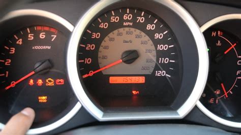 Remove Maint Reqd Toyota Corolla