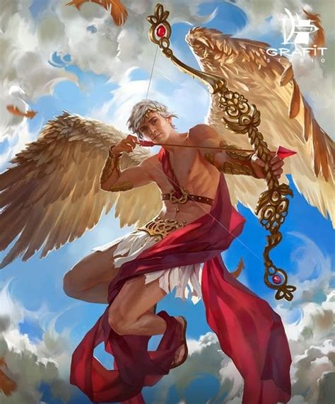 Eros God Of Love Painting
