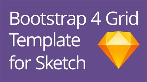 bootstrap 4 grid template for sketch tutorial youtube
