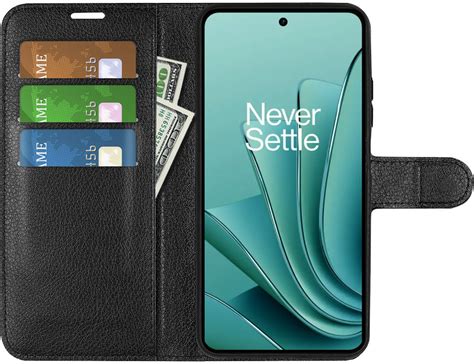 OnePlus Nord 3 Wallet Flip Case Zwart