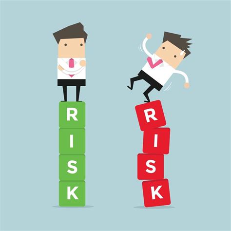 Business Risk Management Of Difference Businessman Between A Success
