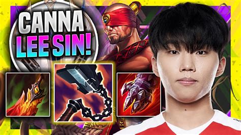 CANNA RAIDBOSS MODE WITH LEE SIN TOP T1 Canna Plays Lee Sin ADC Vs