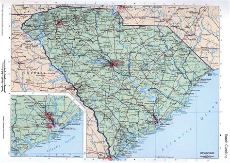 Free Printable Map Of South Carolina Printable Word Searches