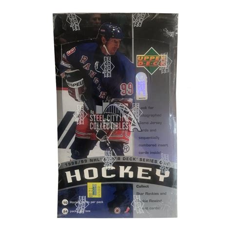 1998 99 Upper Deck Series 1 Hockey Hobby Box Steel City Collectibles