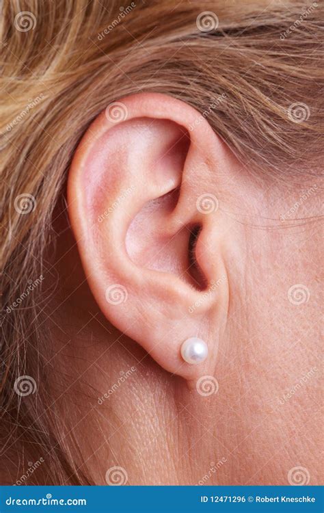 Woman With Ear Piercing Royalty Free Stock Image Image 12471296