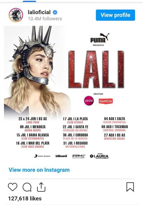 Lali Espósito anunció que llegará a Rosario Prensa Plus Diario