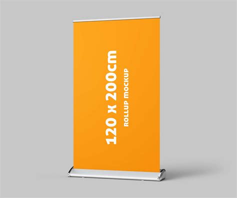 Free Roll Up Banner Mockups Psd File