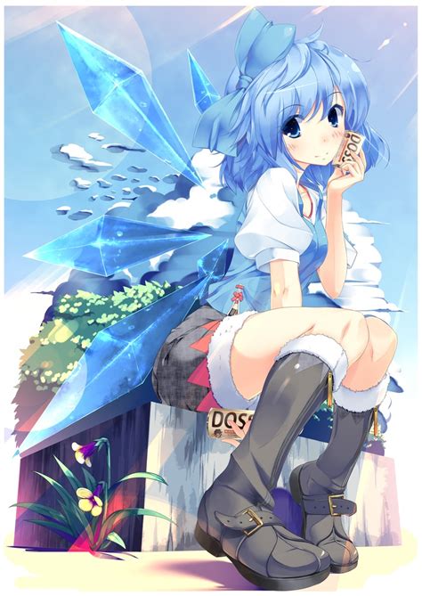 Cirno Touhou Drawn By Rozea Graphmelt Danbooru
