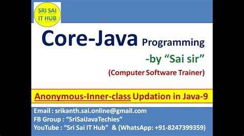 Java Anonymous Inner Classes Update In Java Java Anonymous Classes