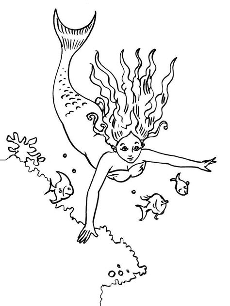 Sirène 9 Coloriages Personnages Sirenes