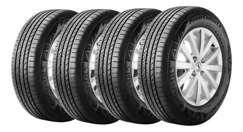 Kit Pneus Continental R Powercontact Onix Prisma Frete Gr Tis