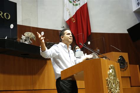 Senador Damián Zepeda para presentar reservas al dictamen que convoca a