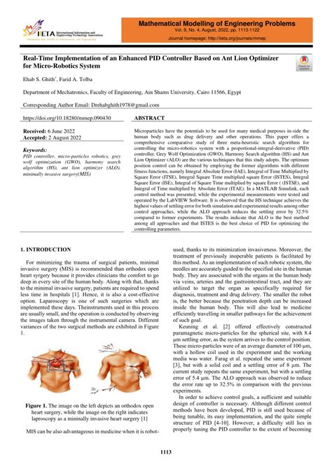 pdf real time implementation of an enhanced pid controller based on ant lion optimizer for