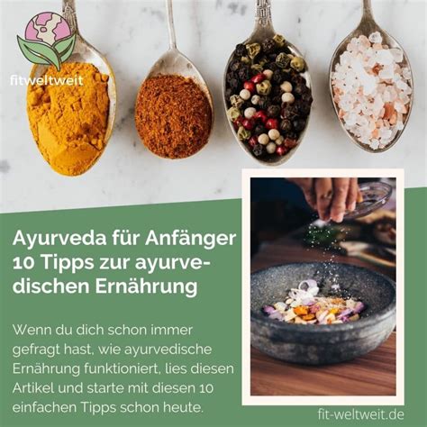 AYURVEDA Ernährung für Anfänger 10 Tipps Verdauung 3 Doshas