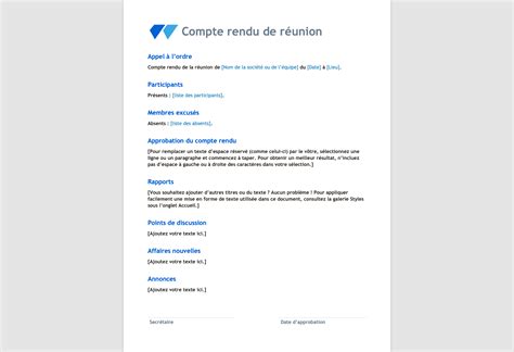 Exemple De Compte Rendu DUn Cours Guide Complet Securite