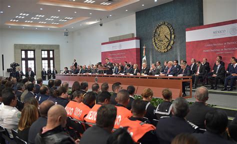 Consejo Nacional de Protección Civil y Entrega del Premio Nacional de