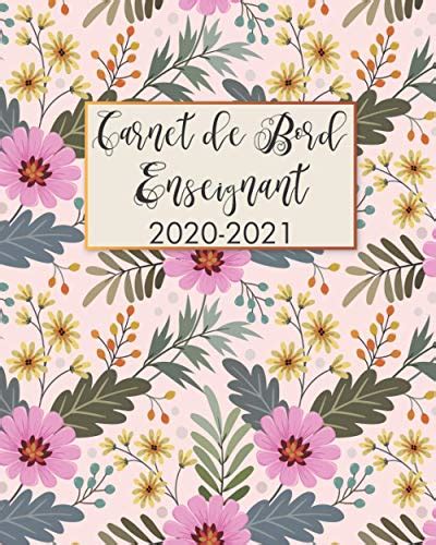 Carnet De Bord Enseignant Bullet Journal Et Agenda De