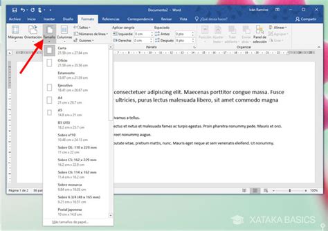 Cómo añadir una página en horizontal en Word