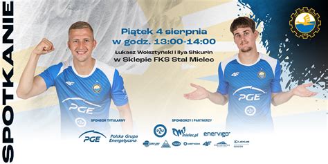 Ilya Shkurin And Ukasz Wolsztynski In The Fks Stal Mielec Shop Fks