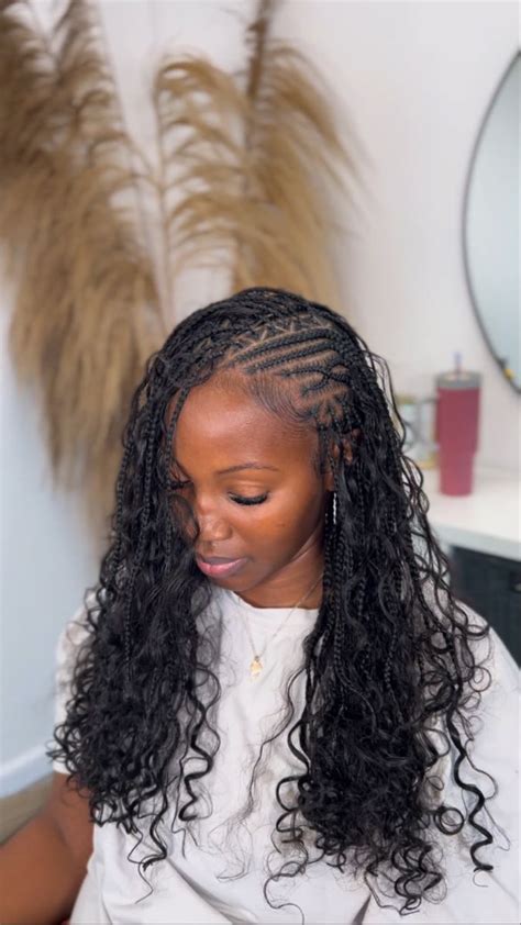 50 Flip Over Fulani Braids Protective Hairstyles Braided Cornrow