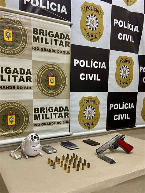 3º BPAT Brigada Militar e Polícia Civil prendem os suspeitos da