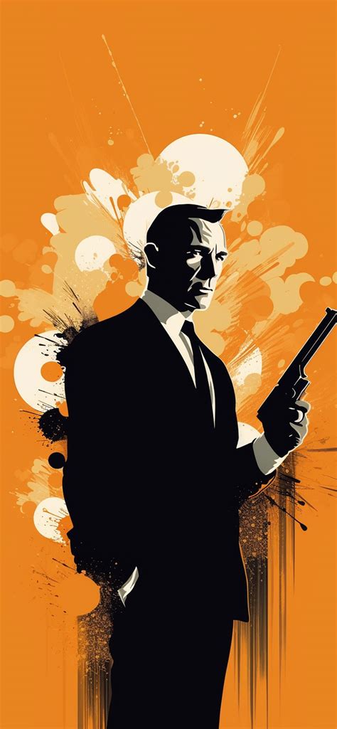 James Bond Daniel Craig Orange Wallpapers Wallpapers K