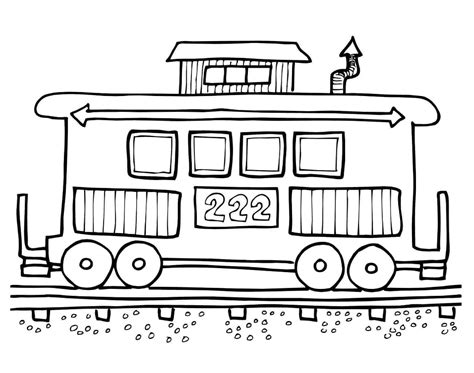 Desenhos de Vagão de Trem para Colorir e Imprimir ColorirOnline