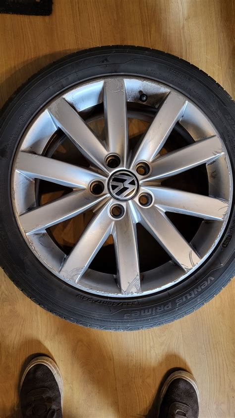Oryginalne Felgi Vw Golf Cali X Z Oponami Letnimi Hankook Opole