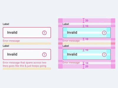 Input Field Paddings Margins Ui Design Principles App Interface