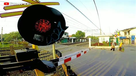 New Update Perlintasan Kereta Api Krl Stasiun Sudimara Youtube