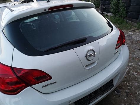 Tylna Klapa Z Szybą OPEL ASTRA J IV 4 Z40R Biała 8187073260