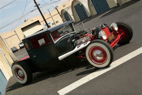 Ford Model A Custom Pickup Side Profile