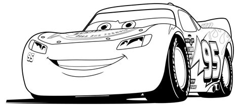 Lightning Mcqueen Coloring Pages Free Coloring Pages