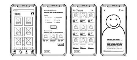 Mid Fidelity Mobile App Wireframes Wireframe Sketch App Wireframe Ux