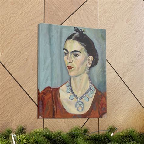Frida Kahlo Portrait By Magda Pach 1933 1 25 Canvas Wrap Art Print 3