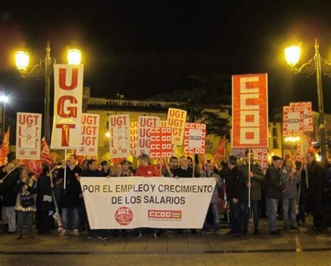 CCOO y UGT continúan las movilizaciones para exigir que se aborde la
