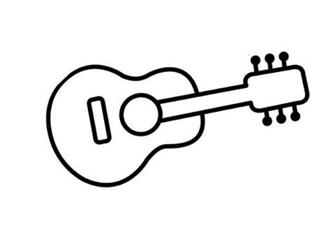 Guitarra Para Colorear